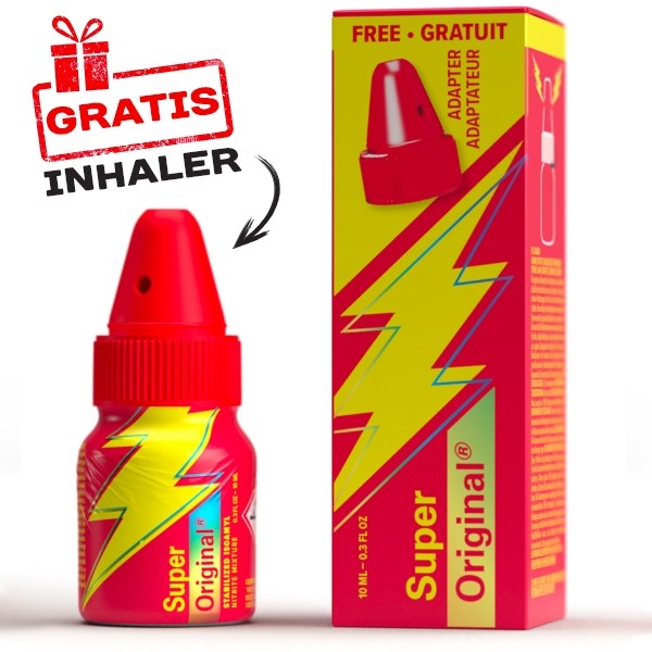 Super Original Poppers met Inhaler - 10 ml